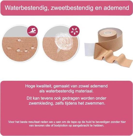 LYVION Body tape Maat M / Borstlift tape / Boobtape / BH tape ...