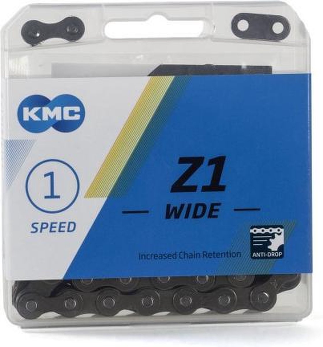 Kmc Ketting Z1 Breed 1/2 X 1/8 Inch 112s Single Speed Bruin | bol