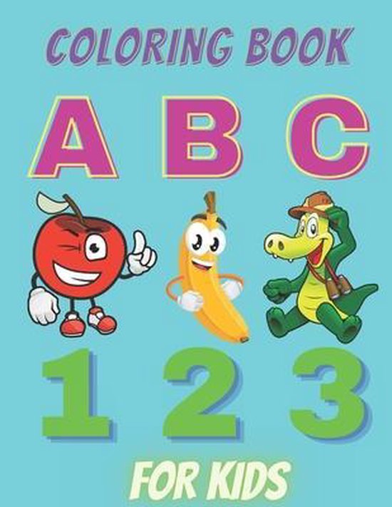 abc and 123 coloring book for kidS, Hemo Abdo | 9798550945209 | Boeken ...