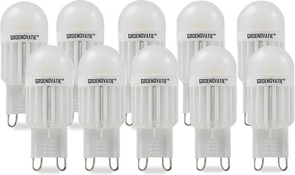Groenovatie LED Lamp - 3W - G9 Fitting - Warm Wit - Dimbaar - 10-Pack | bol