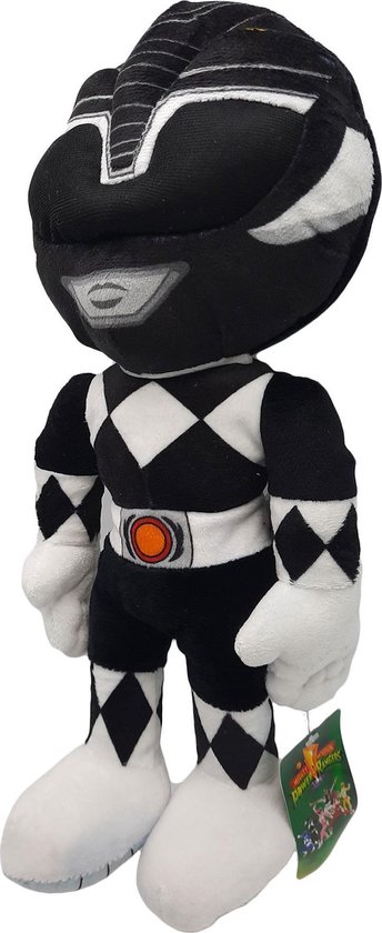 Power Rangers - Knuffel - Adam - Black Ranger - Speelgoed - 33 cm | bol