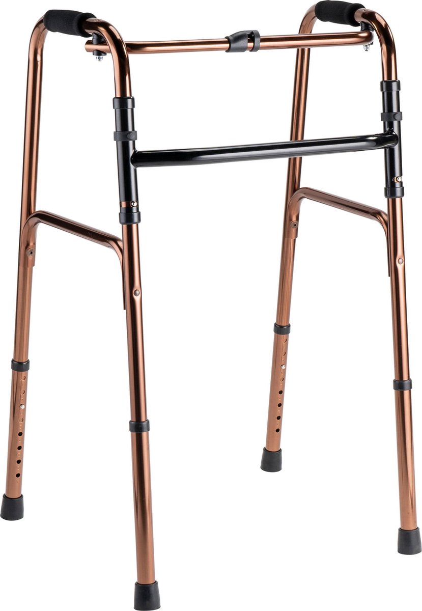 Lichtgewicht looprek Brons inklapbaar / opvouwbaar. Met loopfunctie ...