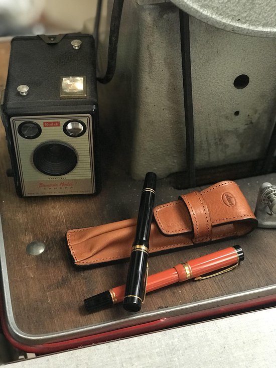 LIAM'S Pen etui deluxe voor 2 pennen Cognac | bol