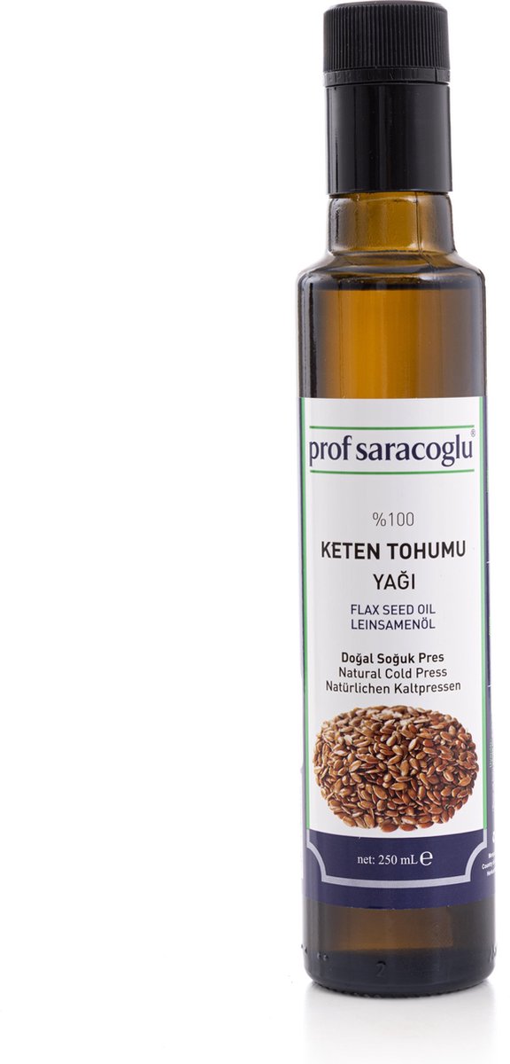 Prof Saracoglu - Lijnzaadolie 250mL | bol