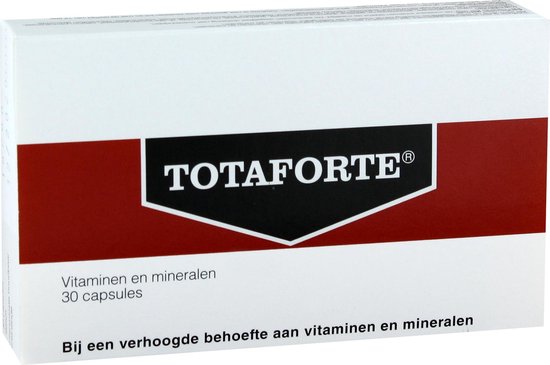 Totaforte Vitaminen en Mineralen - 30 capsules | bol