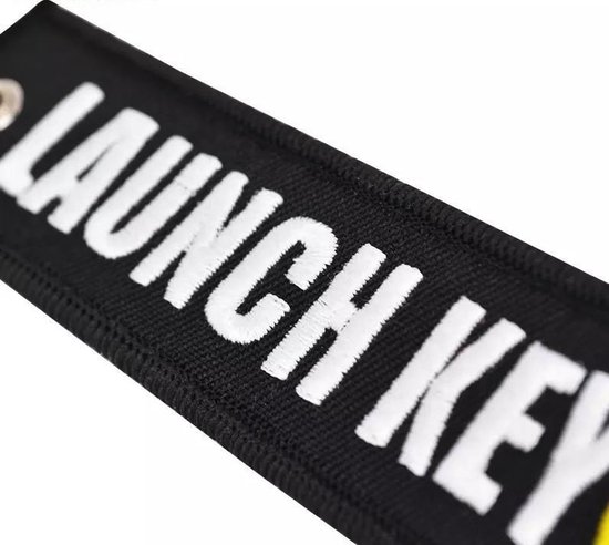 Motorsleutelhanger - Keychain - LAUNCH KEY - Sleutelhanger - Zwart | bol