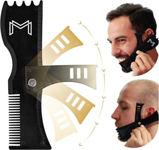 Verstelbare Baard Vormgever Tool - Scheer baard altijd in juiste vorm ...