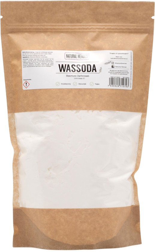 Wassoda (Natriumcarbonaat) 1000 gram | bol.com
