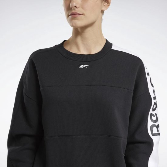 Reebok myt crew sweatshirt zwart dames maat S | bol.com
