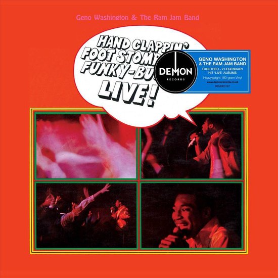 Geno Washington Live!, Geno Washington & The Ram Jam Band | LP (album ...