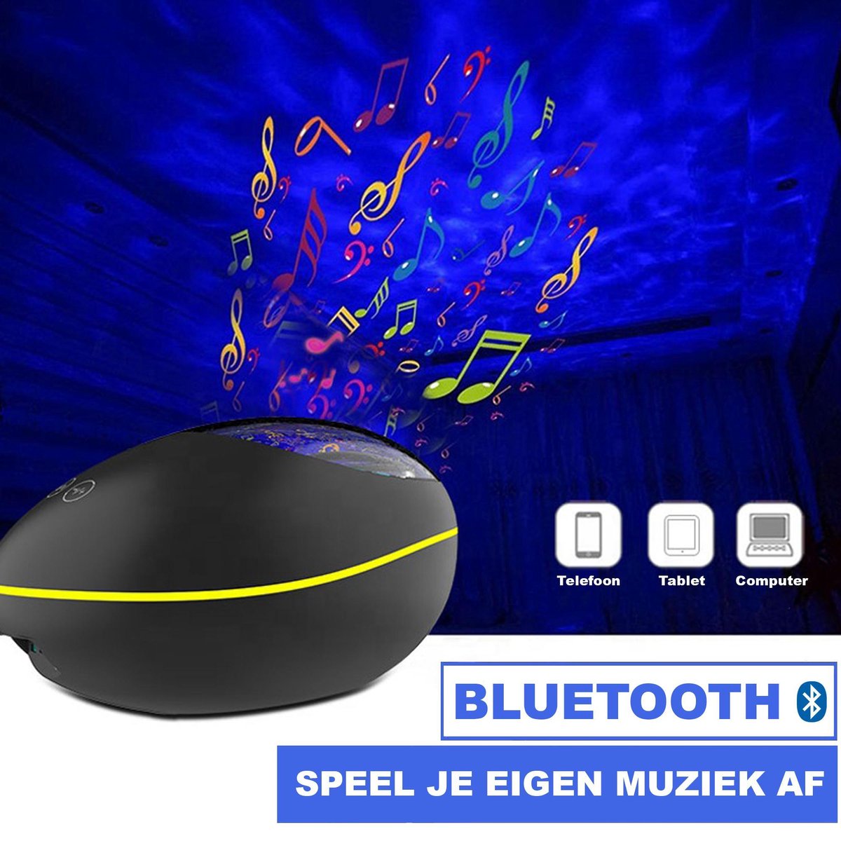 Lucky stone Sterren projector - Met bluetooth - Tik tok lamp - Star ...
