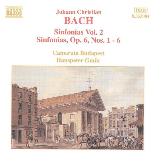 J. C. Bach: Sinfonias Vol 2 / Gmur, Camerata Budapest, Camerata Budapest | CD (album)... | bol.com