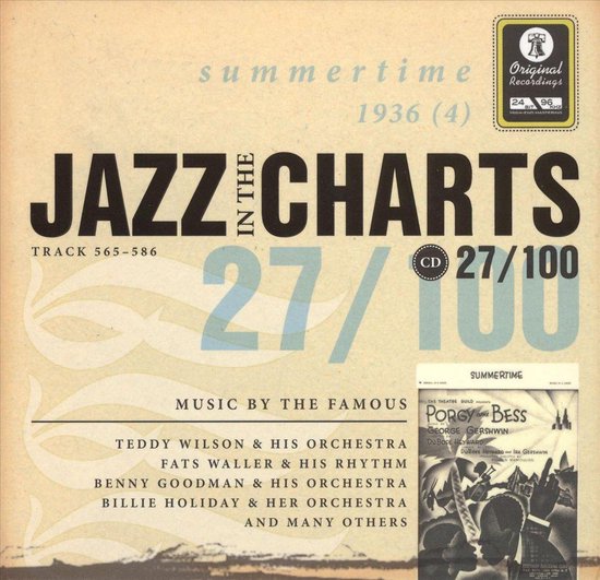 Jazz in the Charts, Vol. 27: Summertime 1936, various artists | Muziek ...