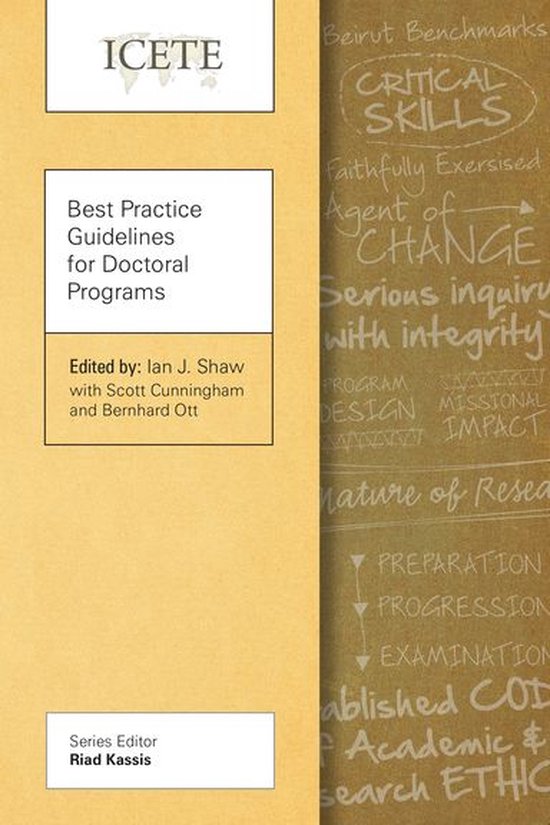 ICETE Series - Best Practice Guidelines for Doctoral Programs (ebook), Ian J. Shaw |... | bol.com