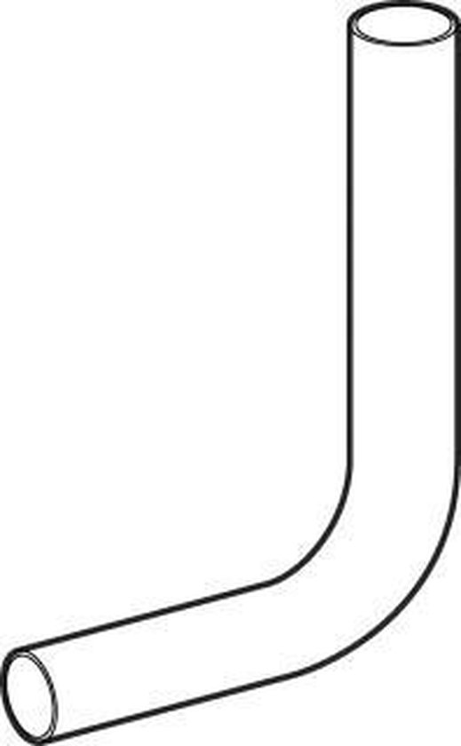 Geberit spoelbocht 90 graden, 28x21 cm. links gebogen, Alpien wit | bol
