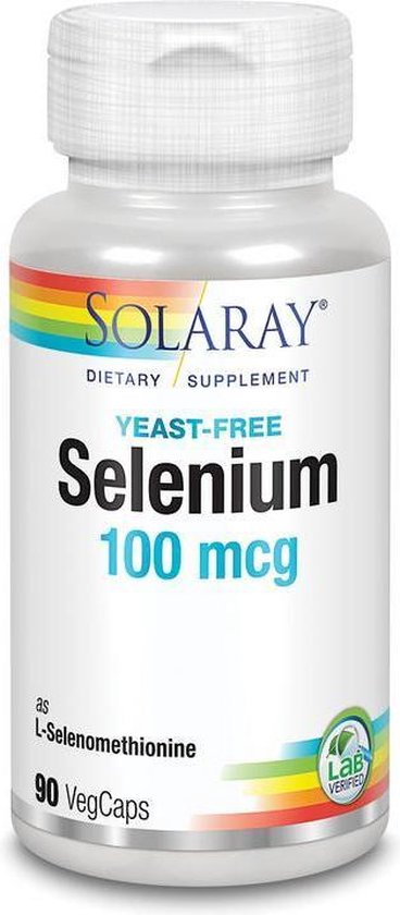Solaray Selenium 100 mcg 90 vcaps | bol.com