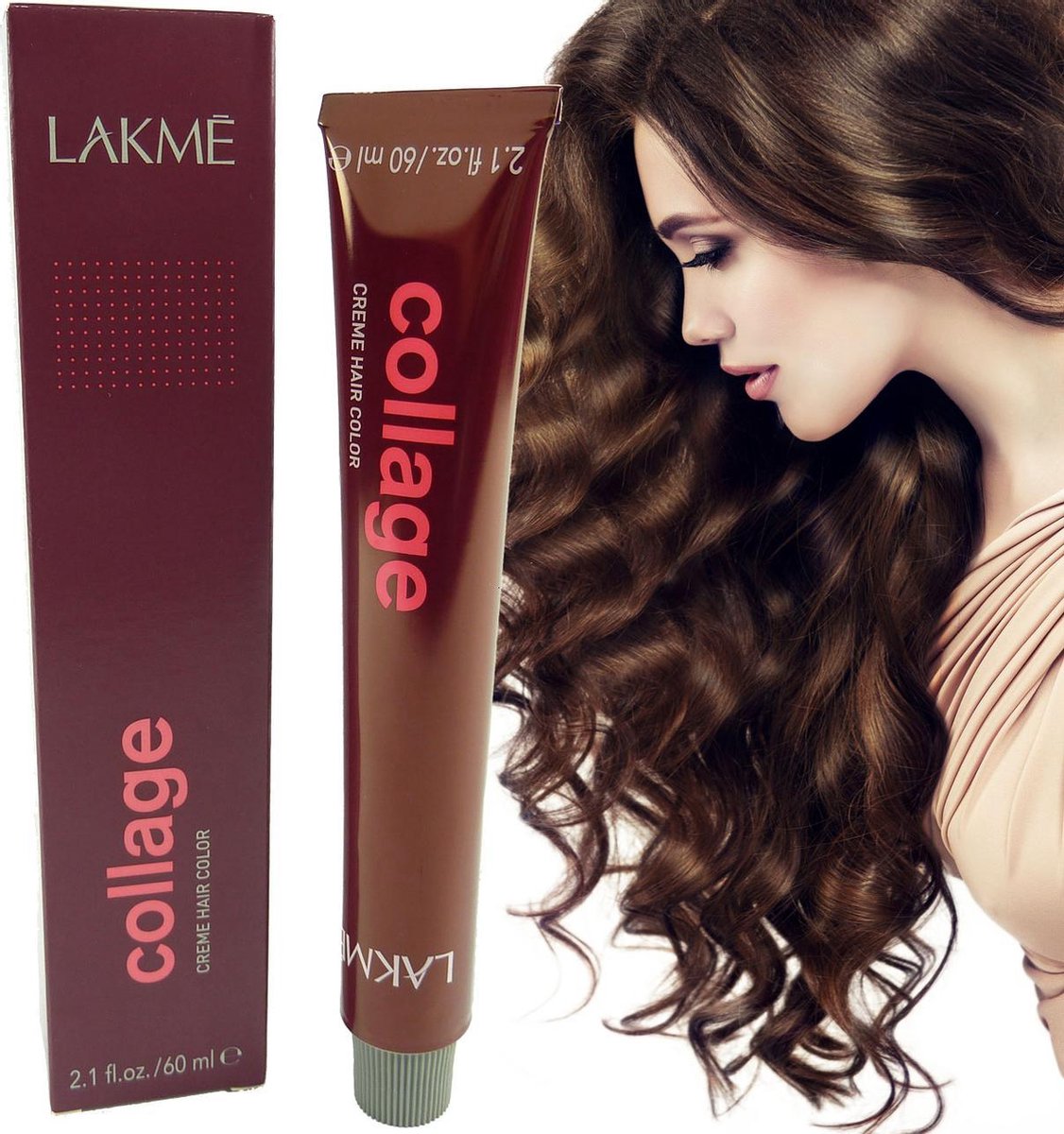 Lakme Collage Cream Coloration Cheveux 08/13 Or Cendré Blond Clair / Or ...
