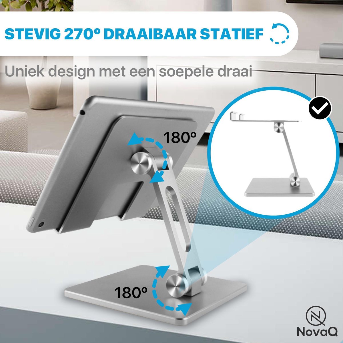 Tablet Houder Statief - Universeel - Ergonomisch & Opvouwbaar | bol.com