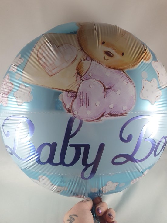 ballon baby boy beer, 40 cm kindercrea | bol.com