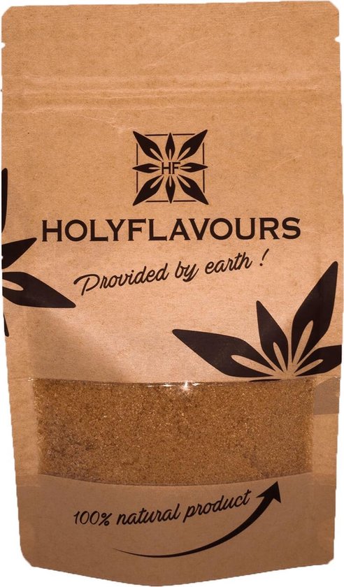 Gerookte ruwe rietsuiker - 100 gram - Holyflavours | bol