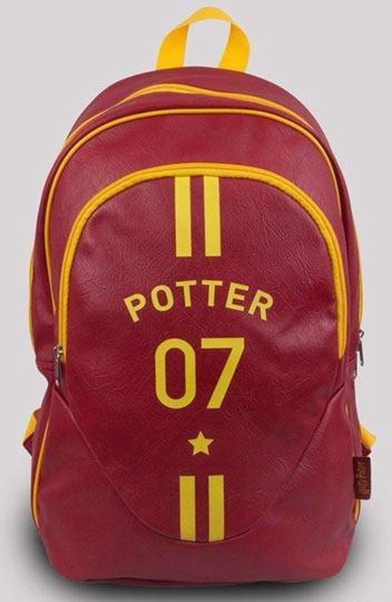 Harry Potter Quidditch Burgandy Yellow Backpack | bol.com