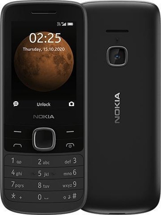 Nokia 225 - Dual Sim - Zwart | bol.com