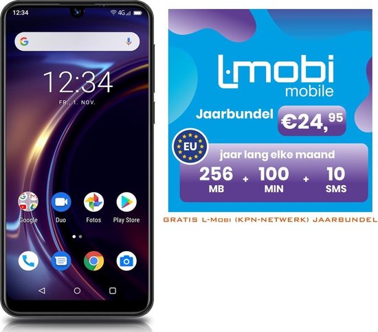 BEA-FON M6 XL senioren smart telefoon | Groot display 6.3” | Android ...