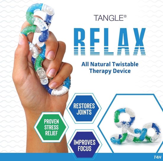 Tangle Relax Therapy - Fidget - Focus - Verlaagt stress | bol.com