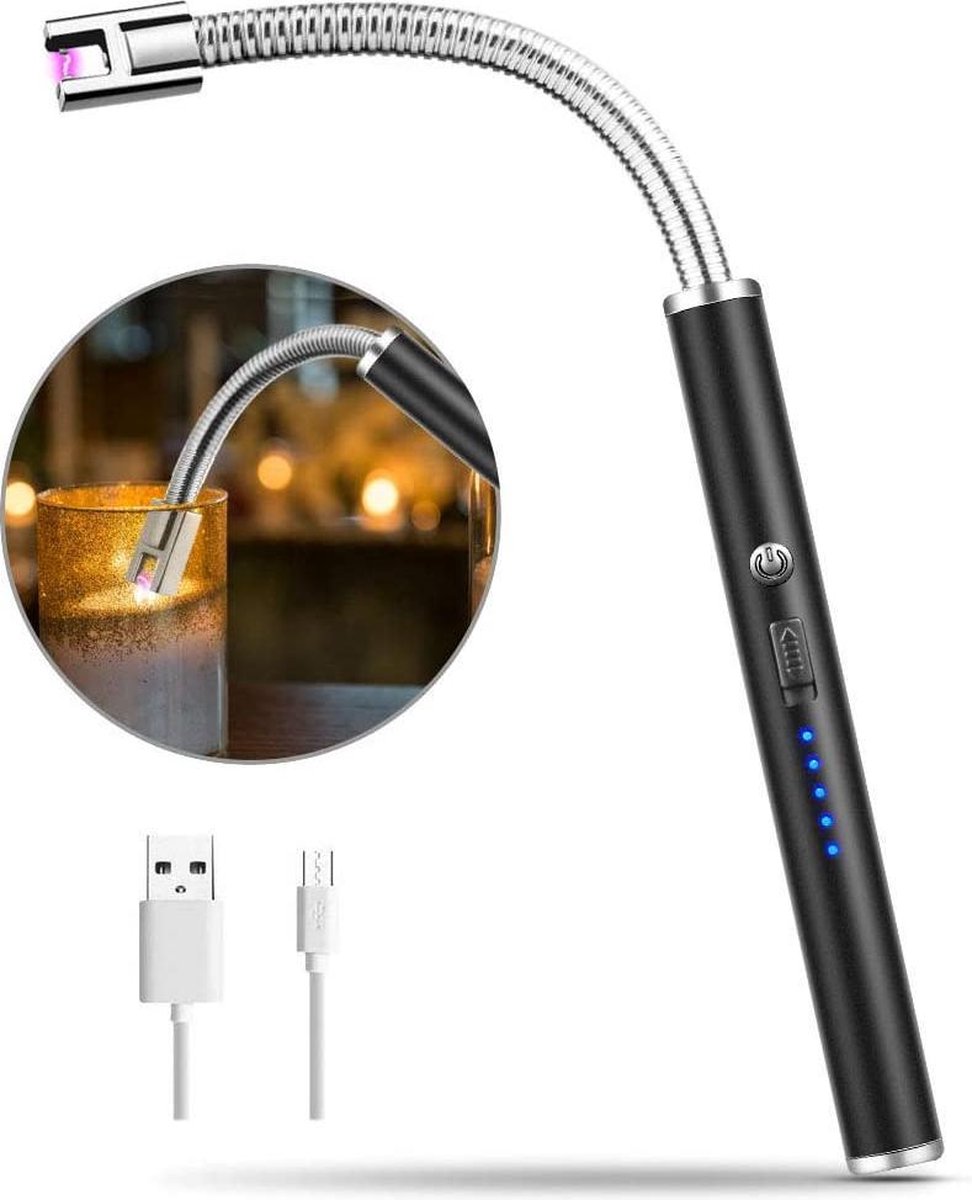 Elektrische aansteker | USB-oplaadbaar | plasma-aansteker | winddicht ...