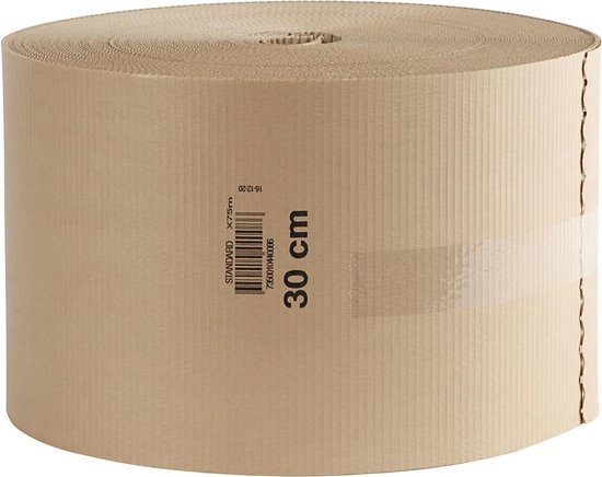 Ribbelkarton. B: 30 cm. 70 m/ 1 rol | bol.com