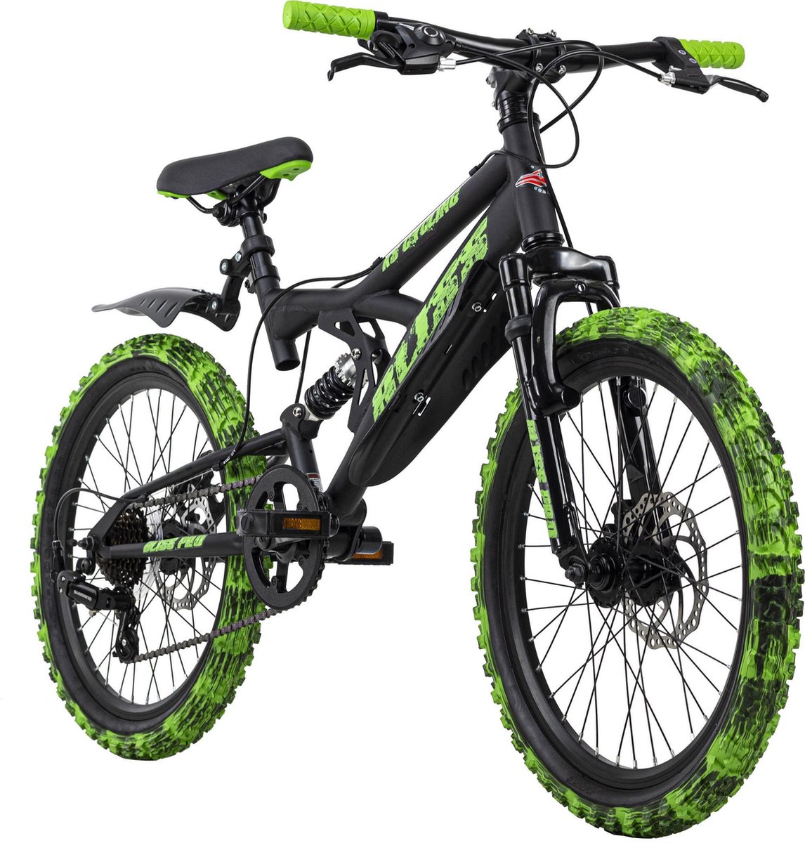 Ks Cycling Fiets Kinderfiets MTB 20 '' Bliss Pro groen - 33 cm | bol