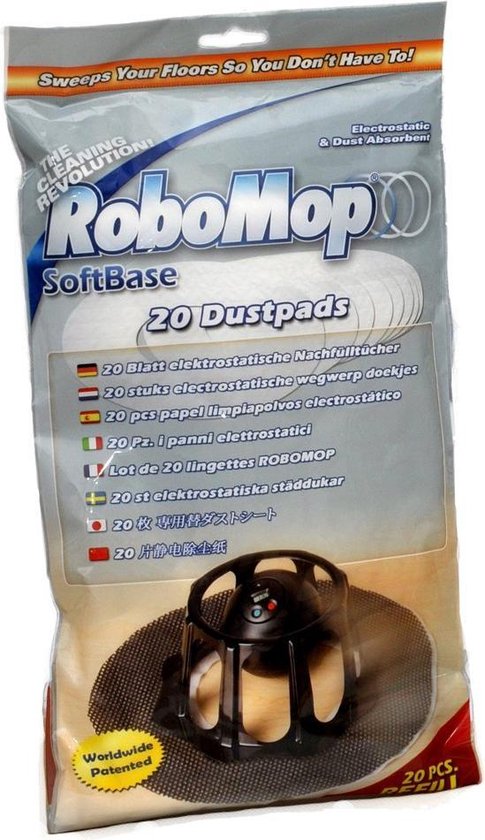 Robomop Softbase Stofpads - 20 stuks | bol