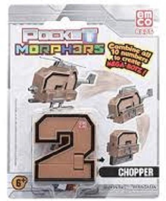 Pocket Morphers - cijfer 2 - Chopper | bol