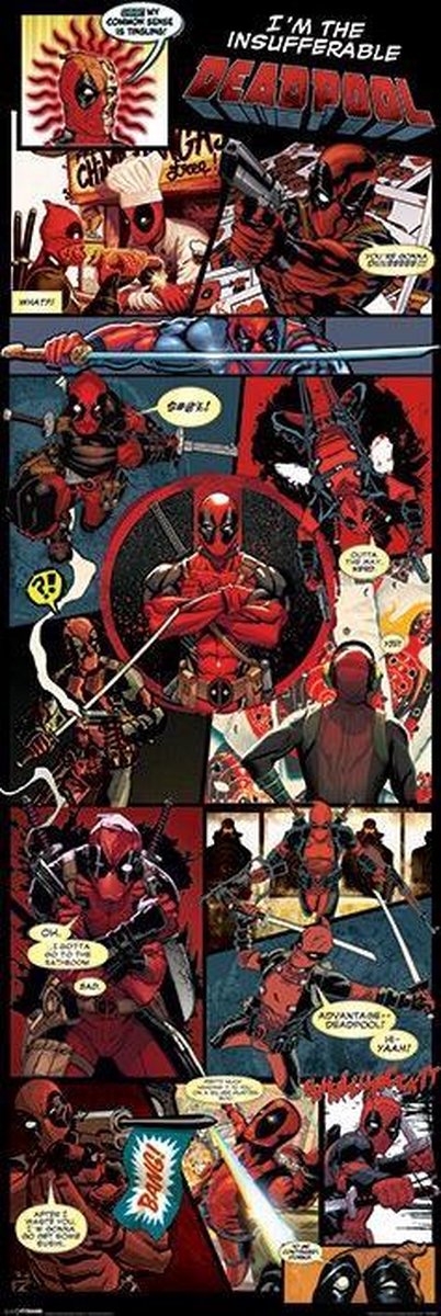Hole in the Wall - Marvel Deadpool Poster | bol.com