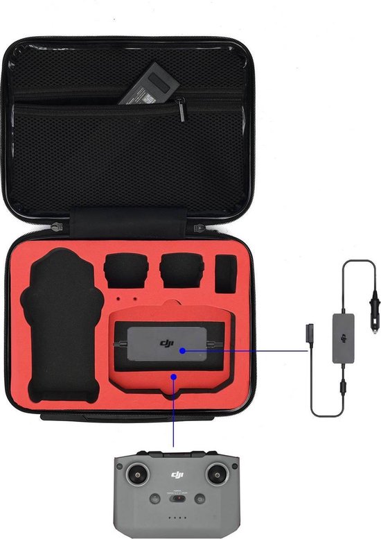 50CAL DJI Mavic Air 2 carrying case - zwart | bol