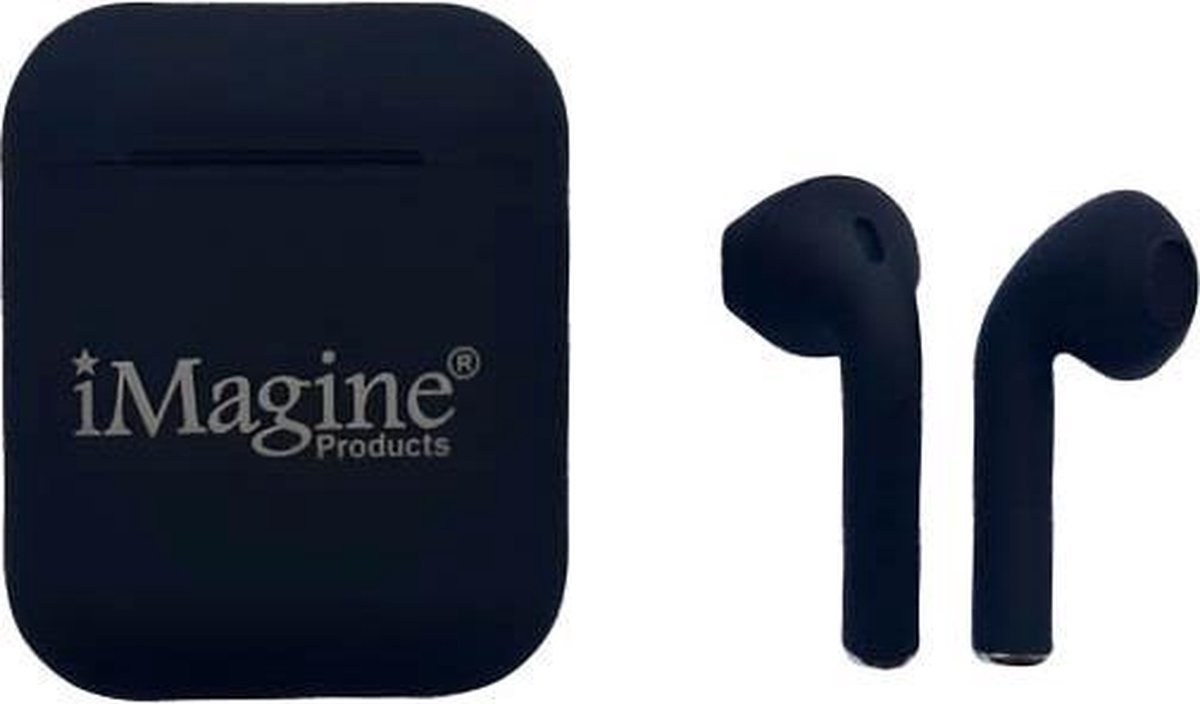 Blackpods Pro / Zwarte draadloze oordopjes met oplaadcase / Bluetooth ...