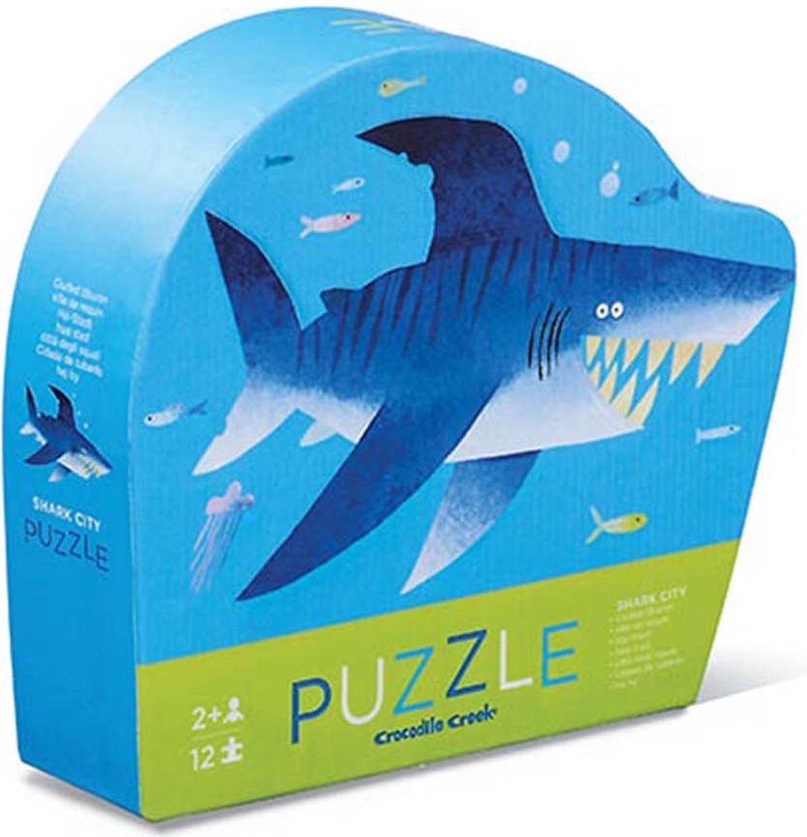 Crocodile Creek mini puzzel Haai - 12 stukjes | bol.com