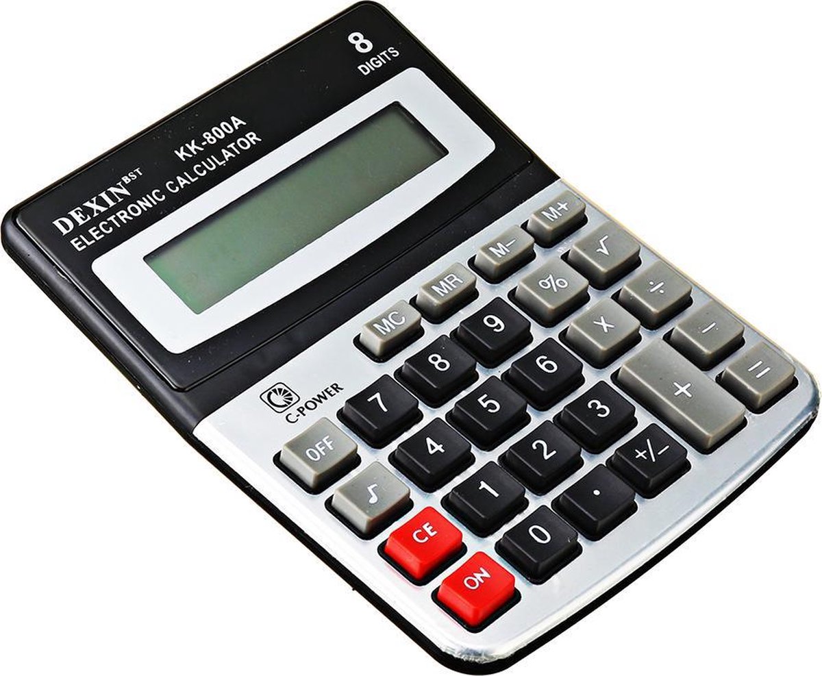 Rekenmachine - 8 Digit KK-800A | bol.com