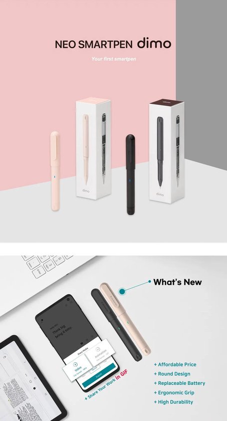 Neo Smartpen dimo Pink | bol