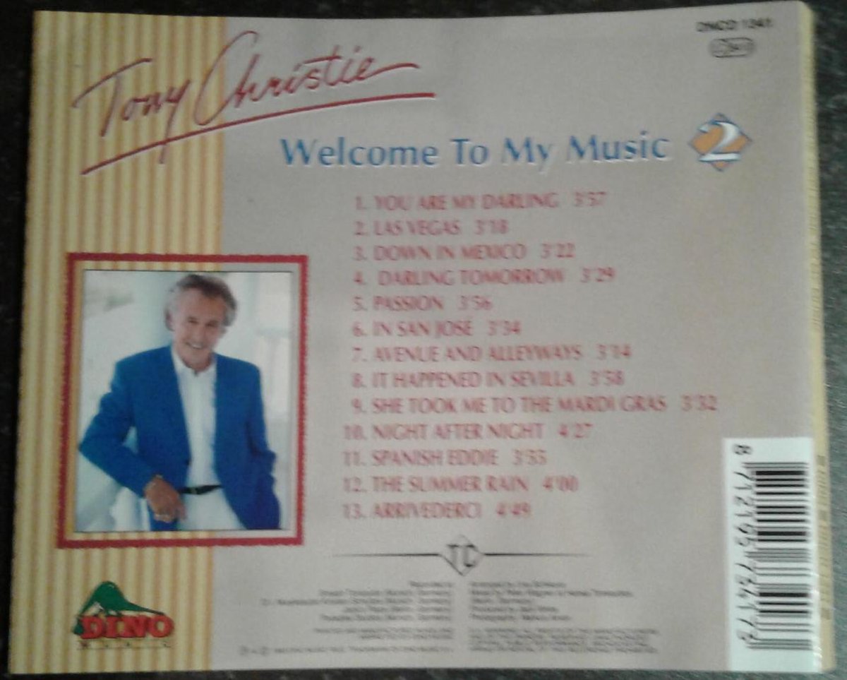 Welcome to my music 02, Tony Christie | CD (album) | Muziek | bol.com