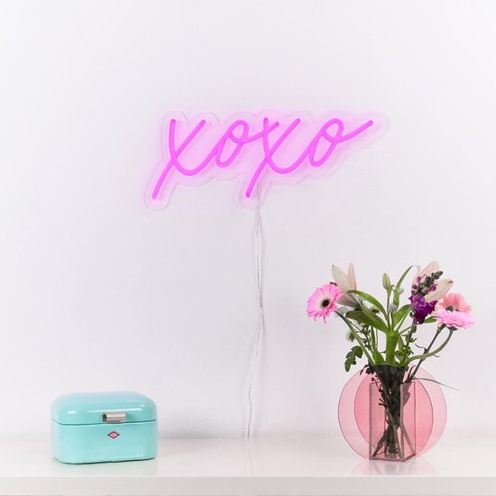 XOXO Led Neon Sign - Neon Verlichting - Vector - Neon Lamp Muur - Neon ...