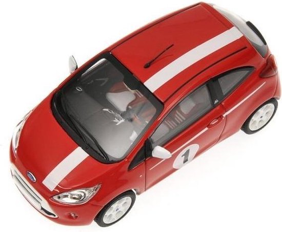 Ford Ka (2009) Diecast Modelauto - Schaal 1:43 - Rode Ford | bol