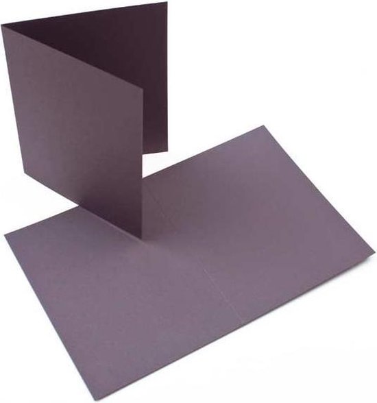 Basis Plano Kaarten, Grijs 14.0 x 10.8cm (50 Stuks) [PC214] | bol.com