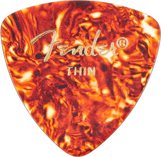Fender Picks 346 Shell thin 12er Set Classic Celluloid - Plectrum set | bol
