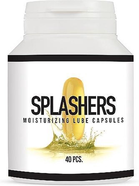 Splashers - Glijmiddel Capsule - 40 Stuks | bol.com