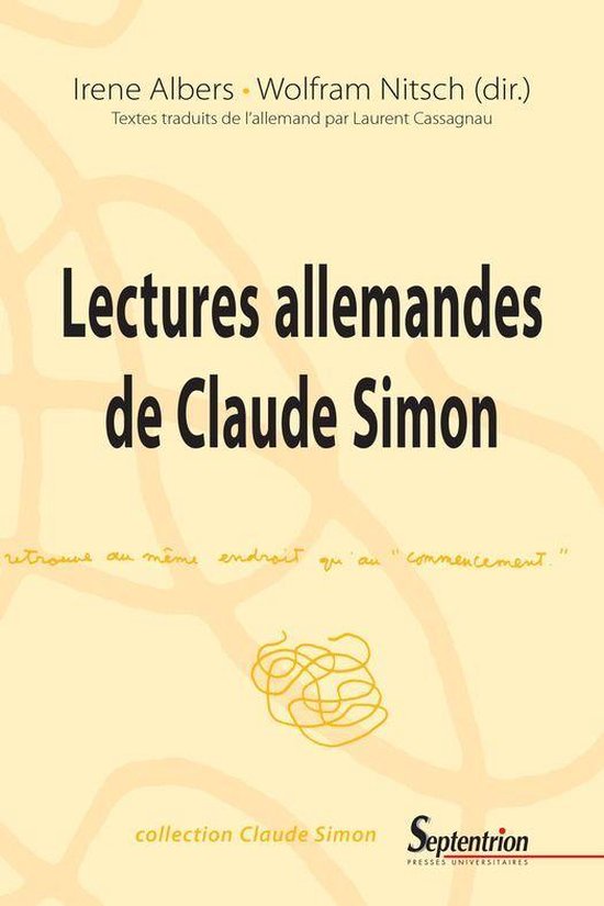 Claude Simon - Lectures allemandes de Claude Simon (ebook), Collectif ...