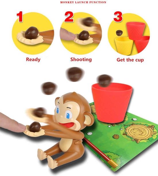 crazy monkey shooting game Apenspel coconuts game catapult game | Games ...