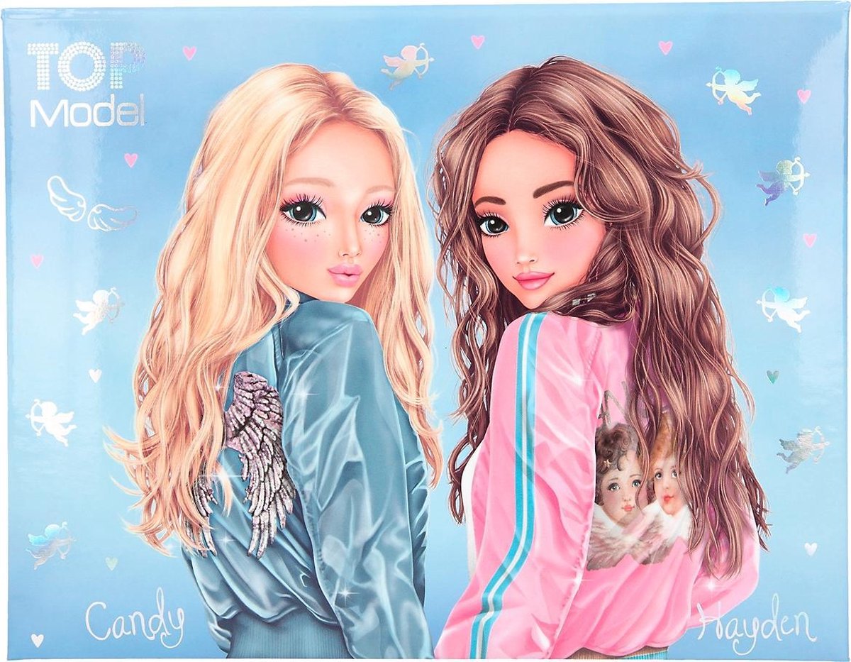 Top Model Box With Writing Supplies Kitchy Angel 11407 Bol