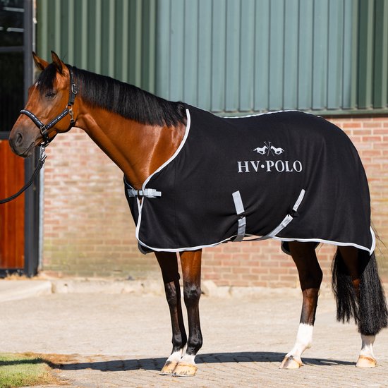 HV Polo Pony Fleece Deken HVPSasha-Zwart-125-165 | bol