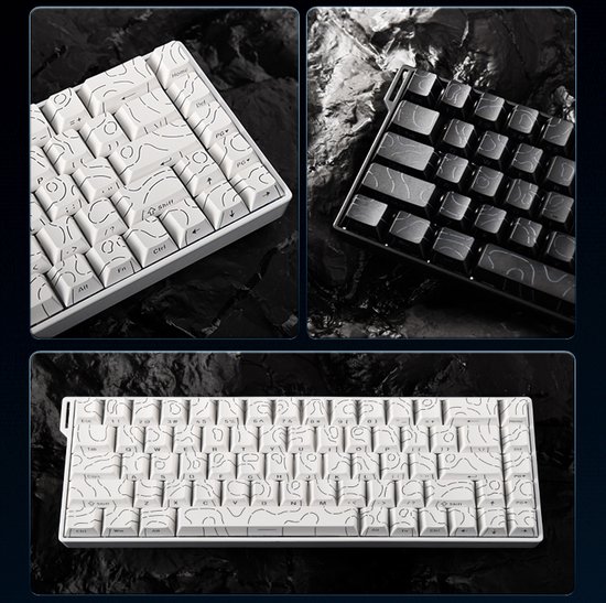 Ajazz AK680 V2 - 65% Bedraad Gaming Toetsenbord - Magnetische Toetsen ...